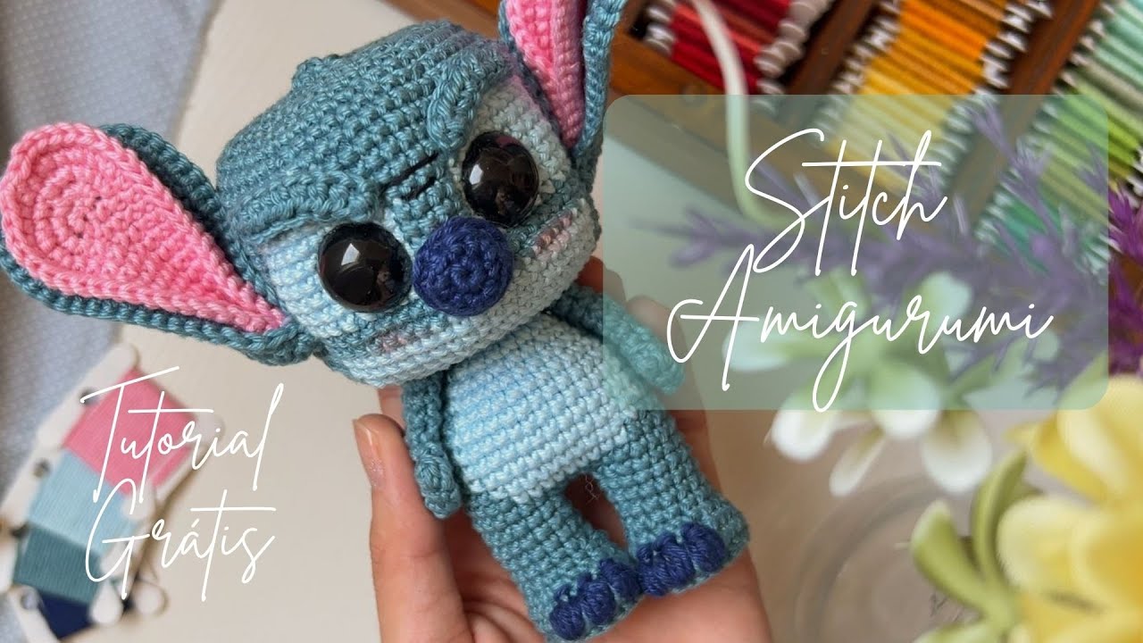 Stitch em Amigurumi | Tutorial gratuito completo - YouTube