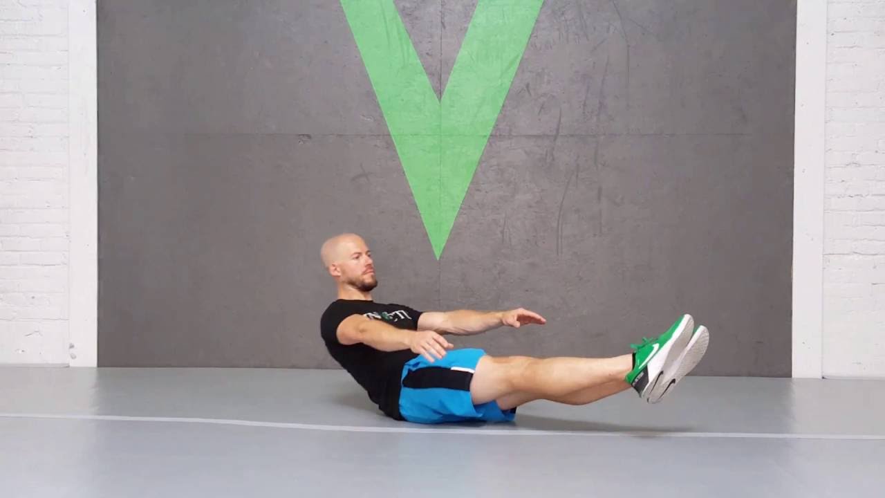 Hollow Body Side-to-side Rocks with Invictus Athlete coach Travis Ewart ...