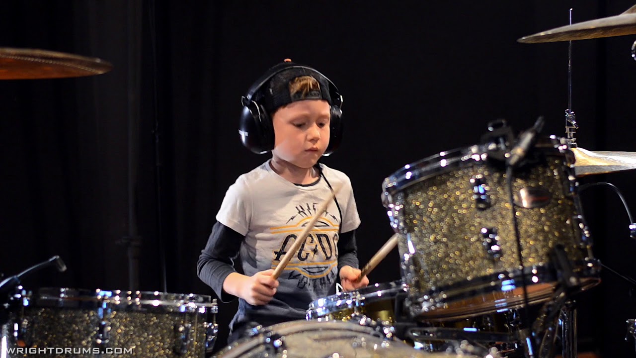 Wright Drum School - Robbie Elger - Queen - We Will Rock You - Drum ...