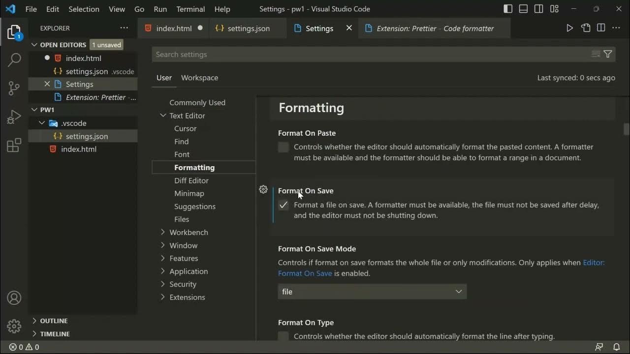 Cara Menginstal Ekstensi Prettier dan Live Server di Visual Studio Code ...