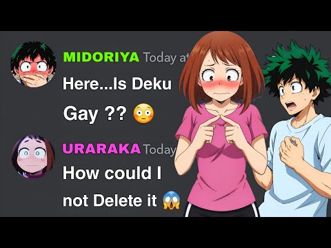 If Midoriya got Uraraka Search History | My Hero Academia discord server