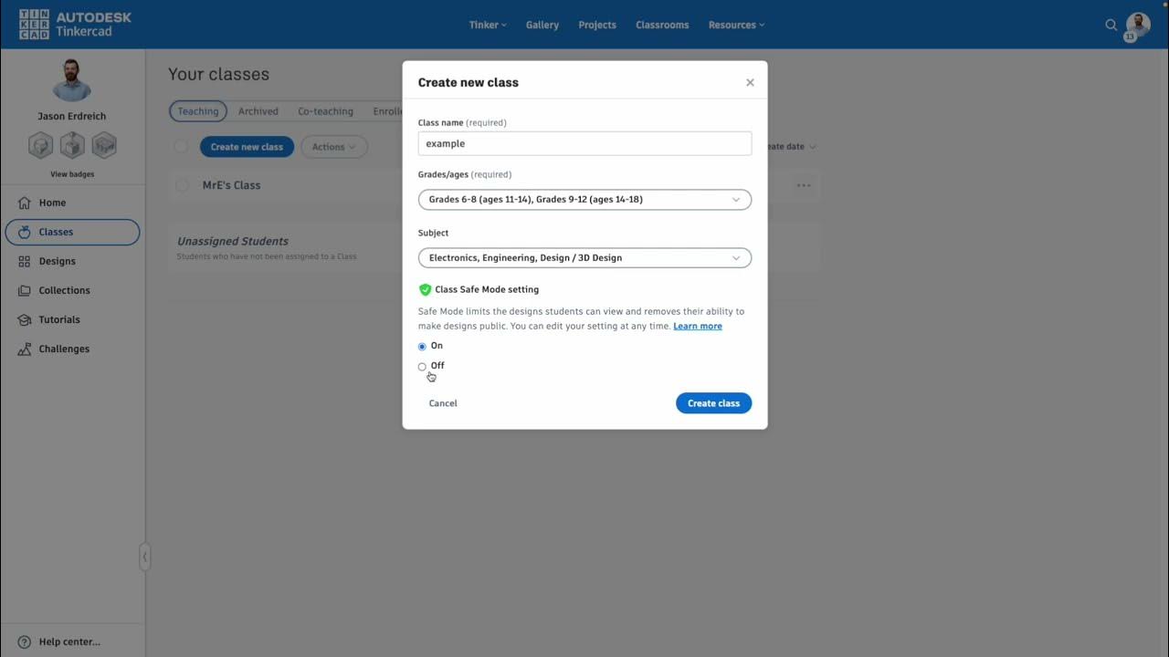 Tinkercad for Teachers - How to manage classes, activities, and student ...