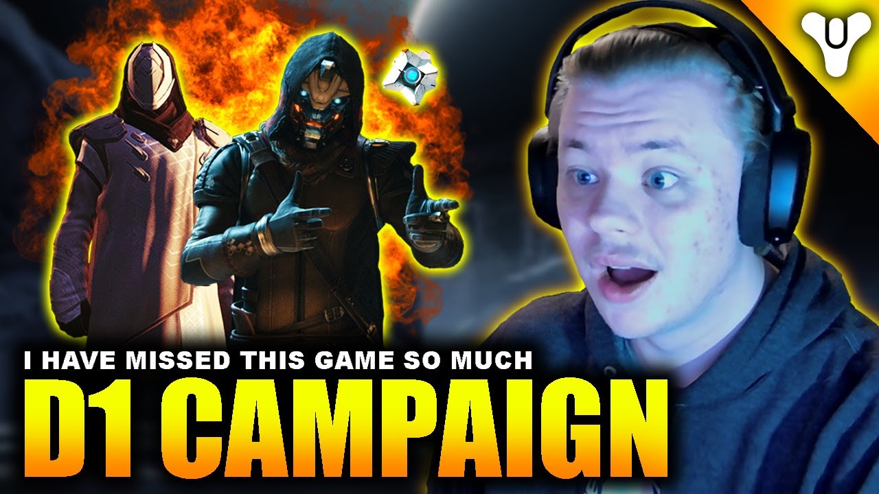 playing the DESTINY 1 CAMPAIGN in 2021 is a weird experience ...