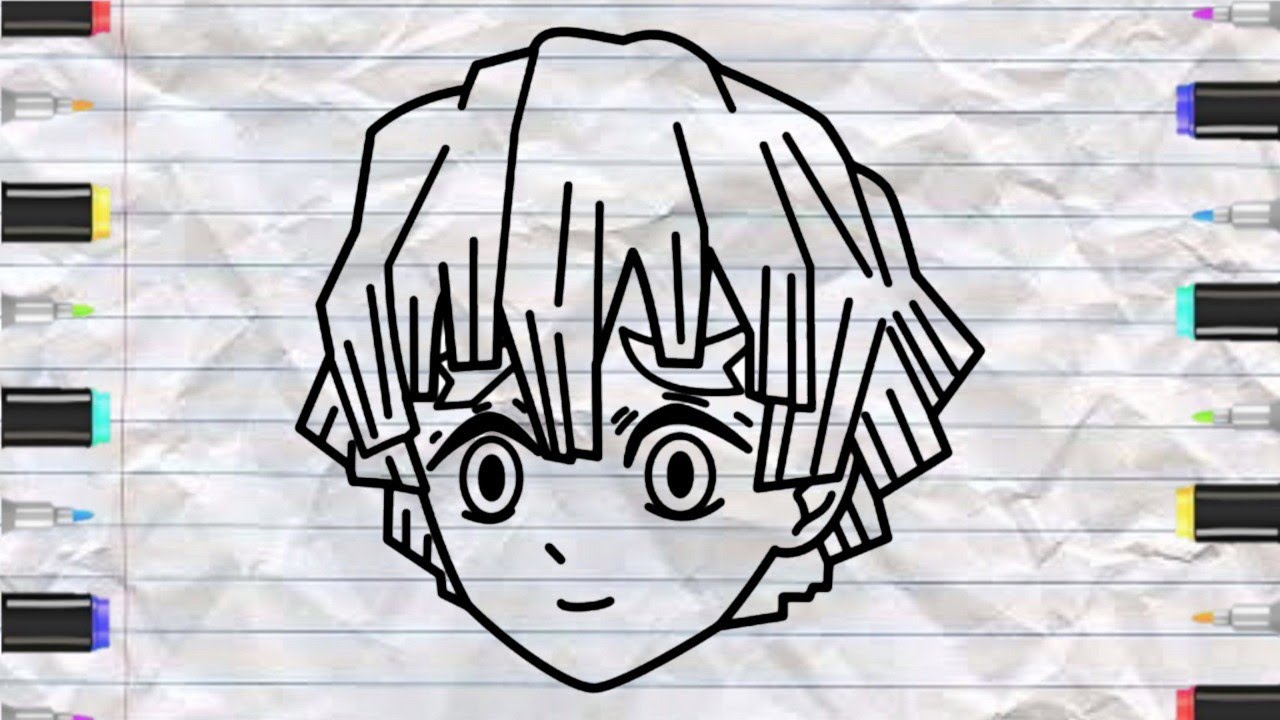 HOW TO COLOR ZENITSU AGATSUMA | Demon Slayer: Kimetsu no Yaiba - Easy ...