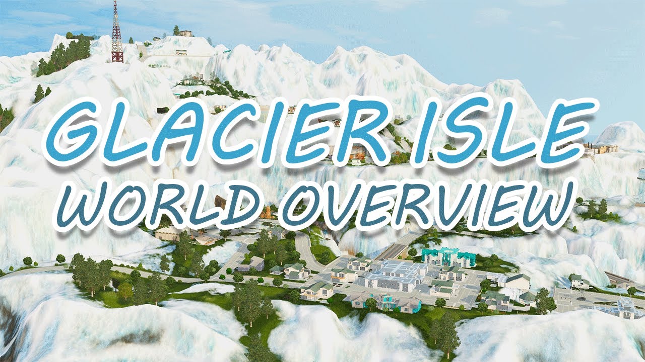 ICY WORLD! Glacier Isle The Sims 3 World Overview - YouTube