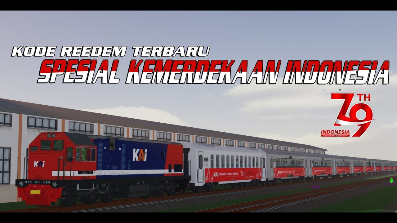 KODE REEDEM SPESIAL KEMERDEKAAN INDONESIA AYO REEDEM || Roblox Train Of ...