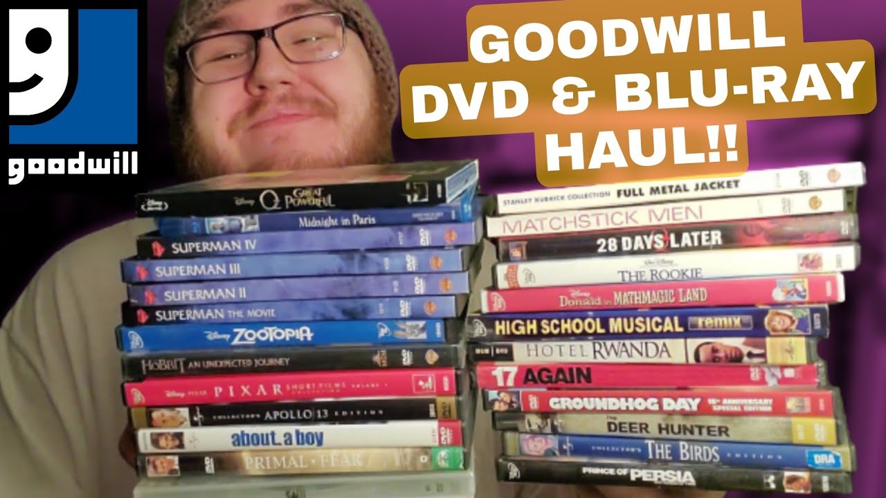 Goodwill DVD & Blu-ray Haul! // April 2021 | zed collects - YouTube