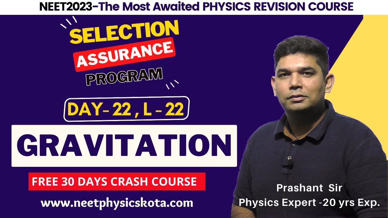 Gravitation in ONE SHOT | NEET Physics Crash Course | Class 11 Physics ...