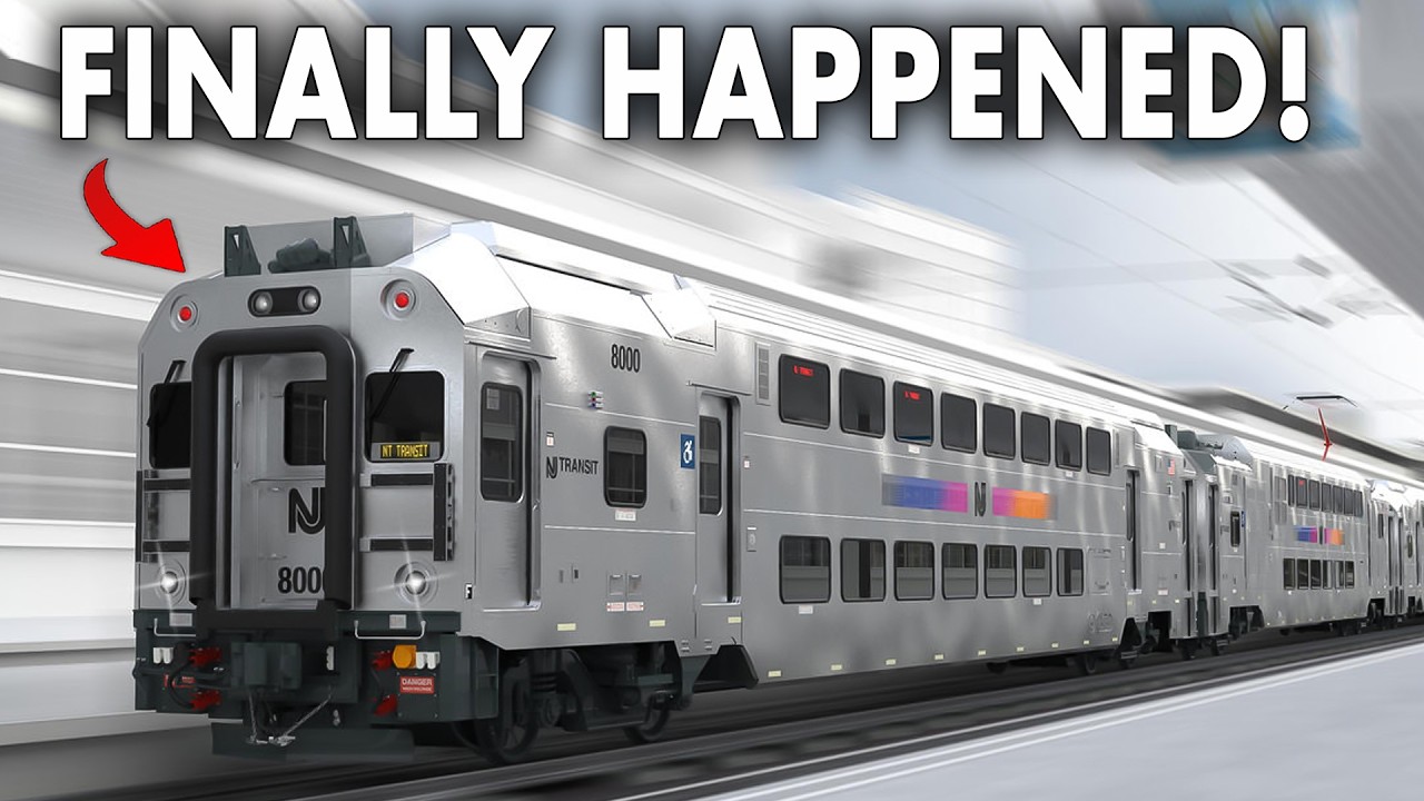 New Jersey $1.1B NEW Train Is Finally Here! - YouTube