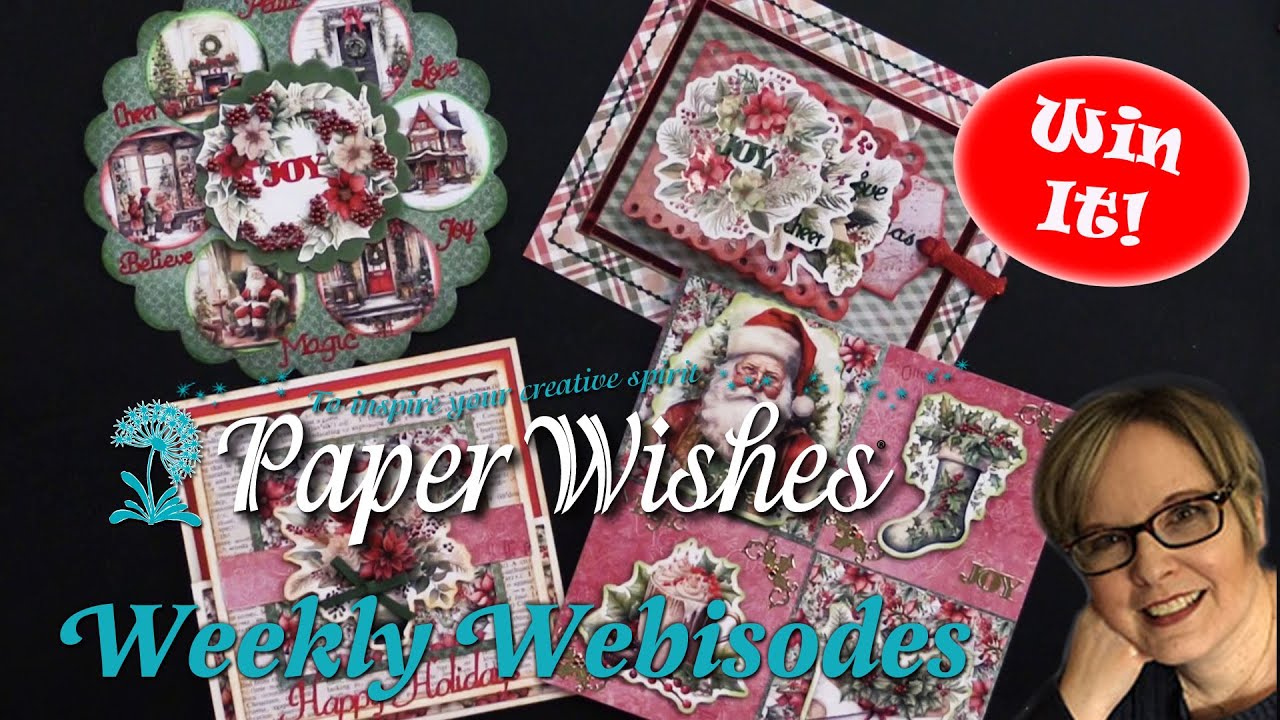 4 Holiday Cards Using Christmas Time Collection by Paper Rose - YouTube
