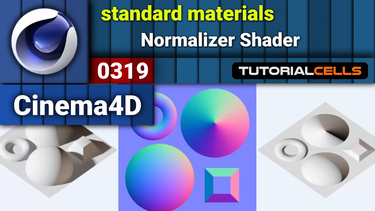 0319. Normalizer Shader in cinema 4d - YouTube