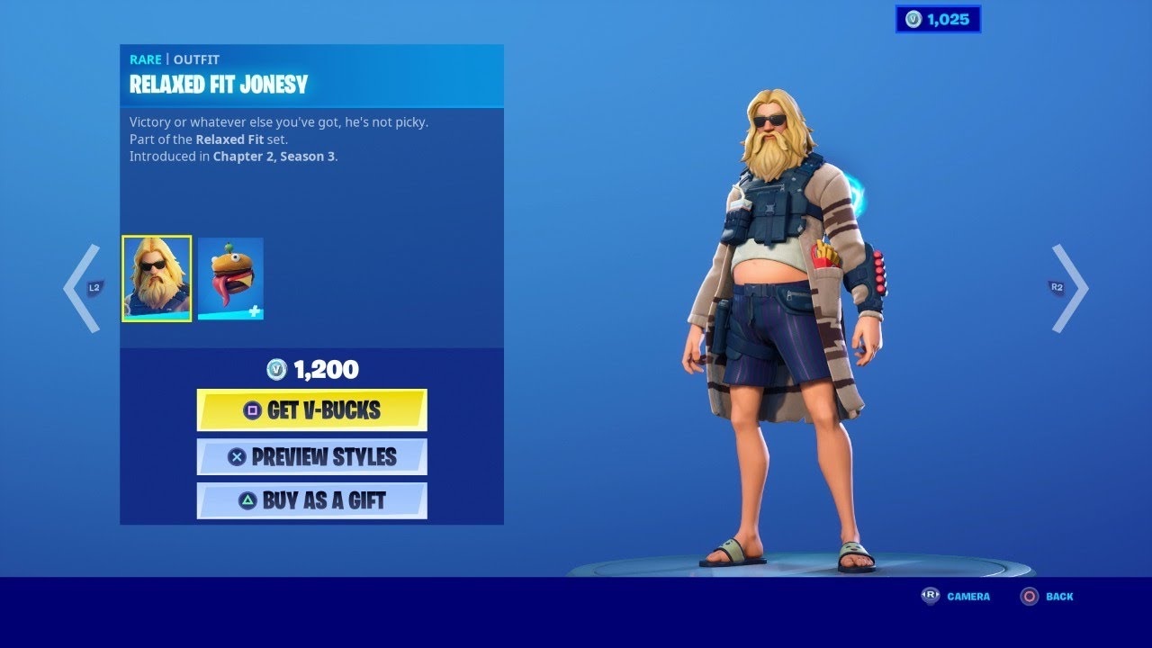 RELAXED FIT JONESY SKIN *NEW* Fortnite Item Shop UPDATE Now August 6 ...