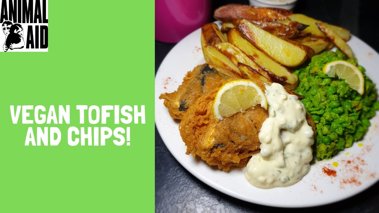 Vegan 'Fish' & Chips | Battered Tofish Recipe - YouTube
