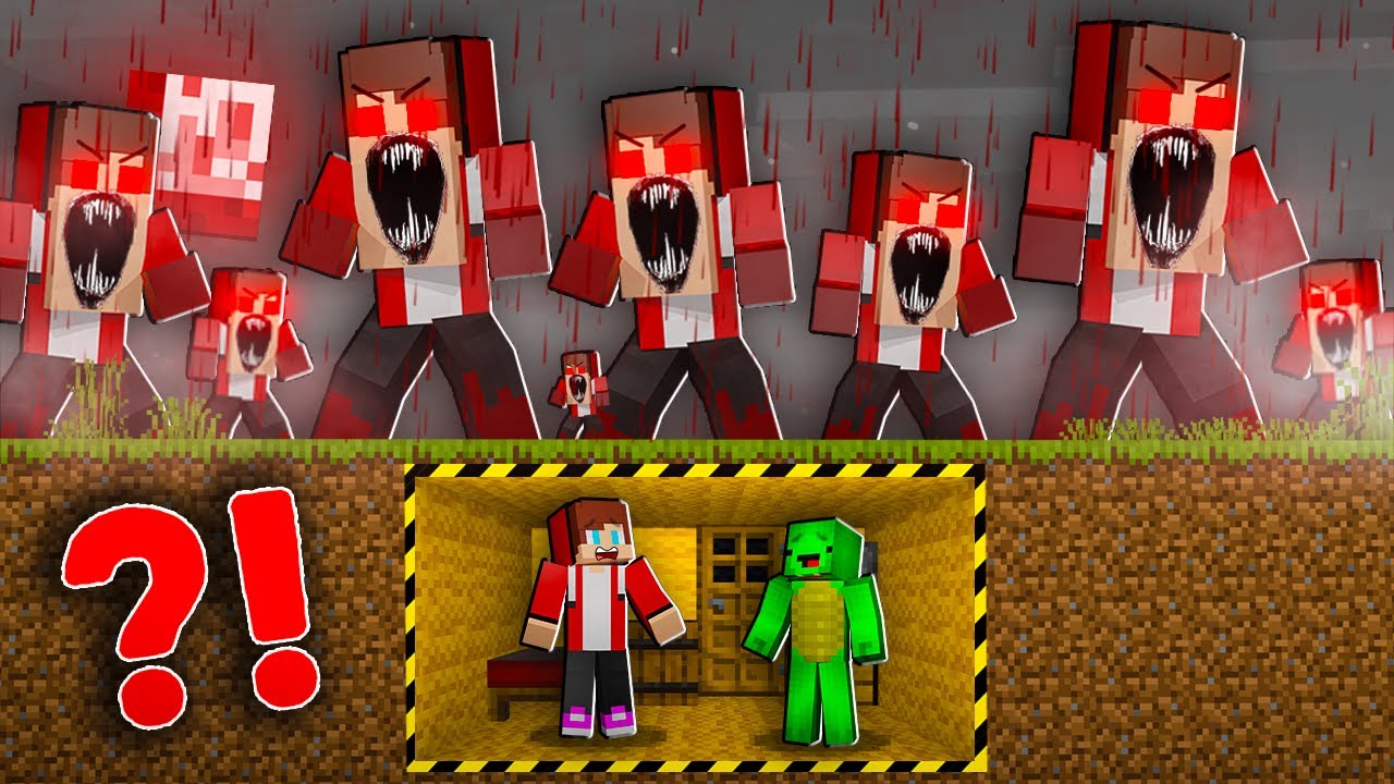 Maizen: JJ.EXE vs Mikey and JJ Security Bunker in Minecraft?! - YouTube
