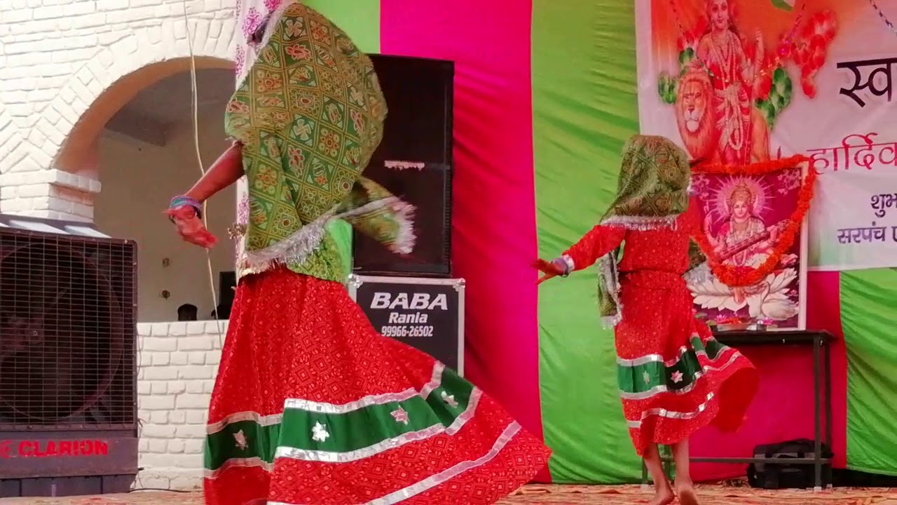 (Ghumar dance)छोटी छोटी बच्चीयों ने किया घुम्मर डांस एक बार जरूर देखें ...