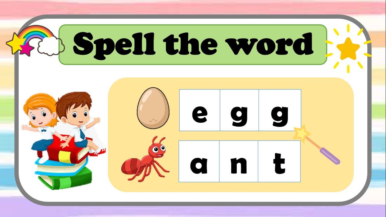 Learn How to Spell Basic English Words I Learn Easy Spelling I A and J ...