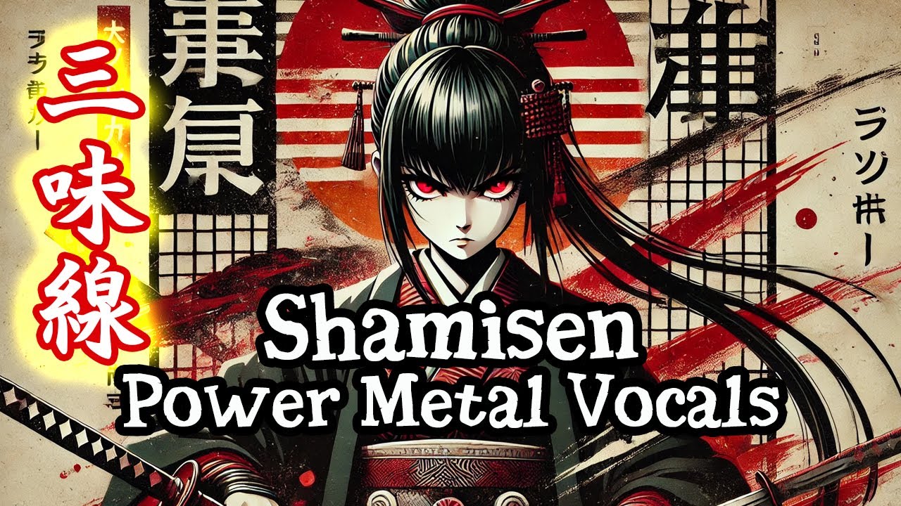 三味線 Shamisen × Power Metal Vocals ☯︎ Samurai Vibe for Focus, Relaxation ...