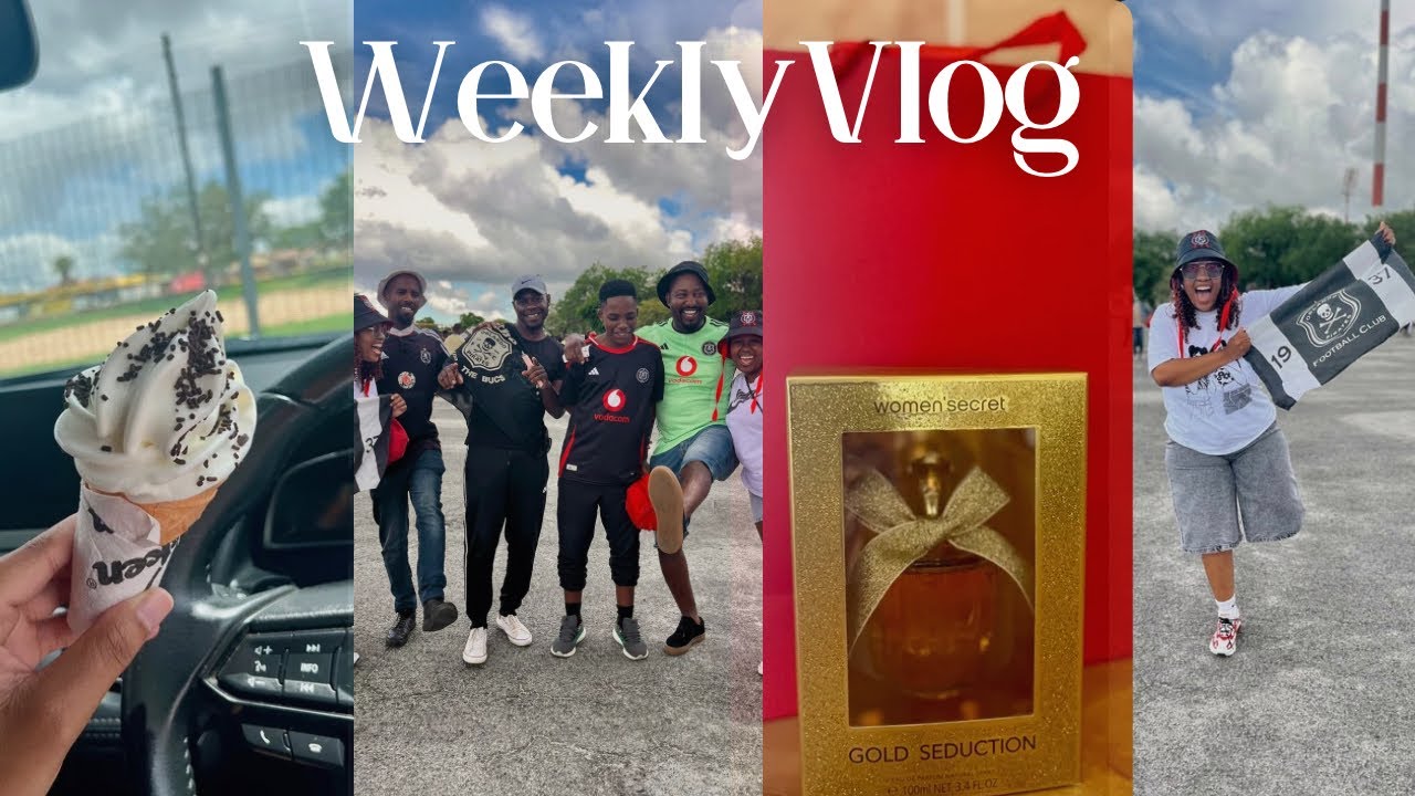 Weekly Vlog: Soccer match at Peter Mokaba| New fragrance Shopping| New ...