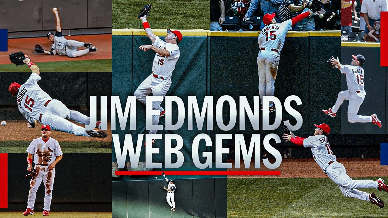 ULTIMATE Jim Edmonds web gem reel! - YouTube