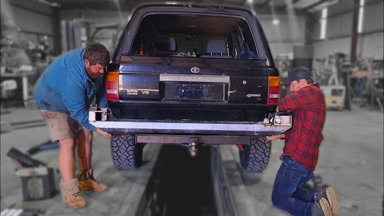 Building A Custom Rear Bar | Toyota 4Runner - YouTube