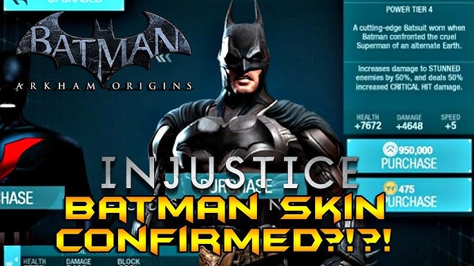Arkham Origins Injustice Skin