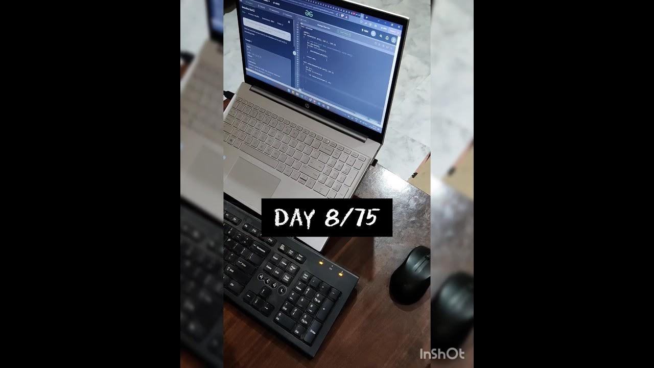 🚀 Day 8/75 - 75 Days of Coding Journey #shorts #coding #75dayschallenge @VaibhavsCodeJourney75 ...