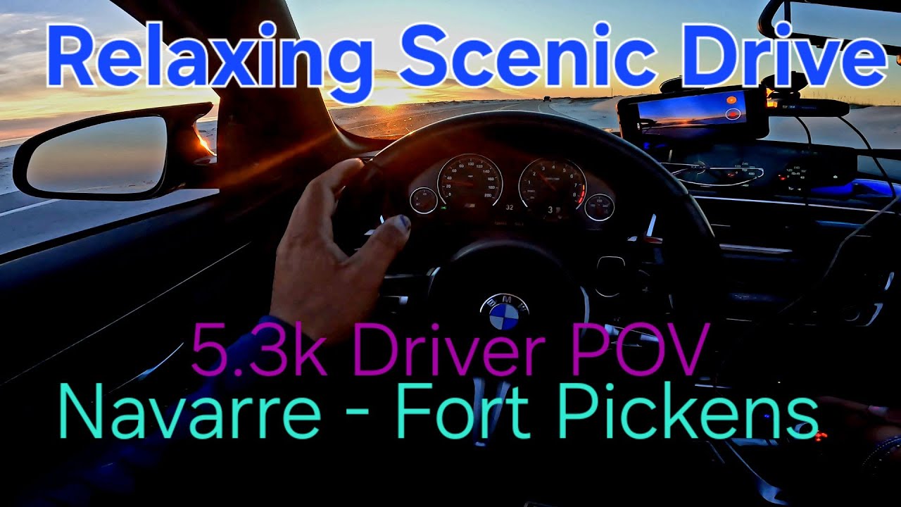 DreaM4 Drive - Navarre Beach to Fort Pickens - YouTube