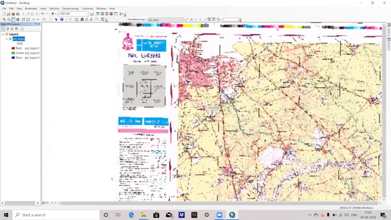 georeferencing and projection - YouTube