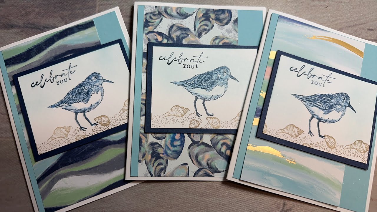 🐚5 Super Easy Cards Using By the Bay DSP! - YouTube