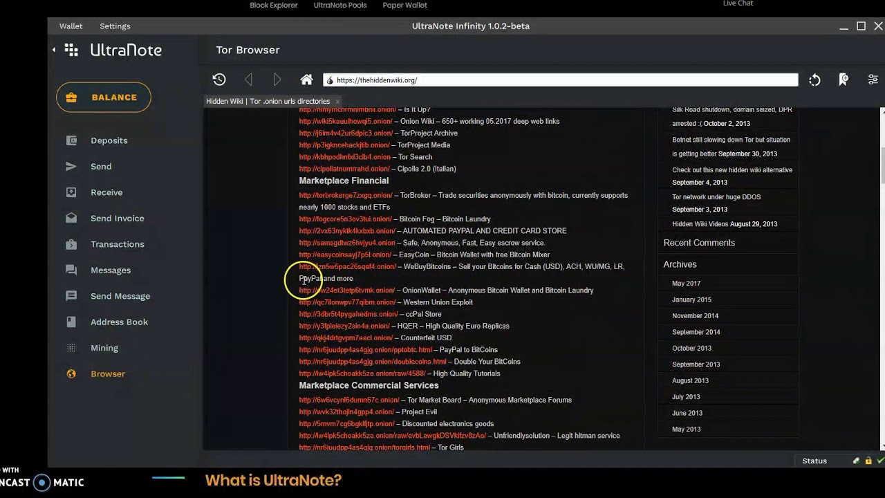 $XUNI GUI wallet tutorial #7, Privacy Browser - YouTube