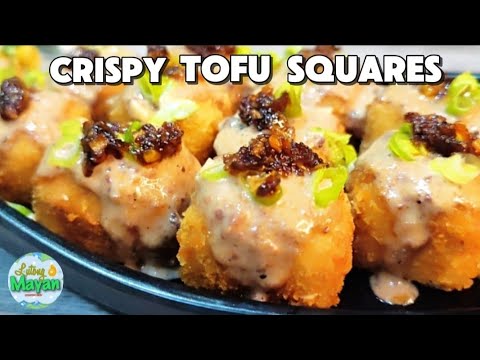 CRISPY SQUARE TOFU | TRENDING CRISPY TOFU SQUARES | TOFU SQUARES ...