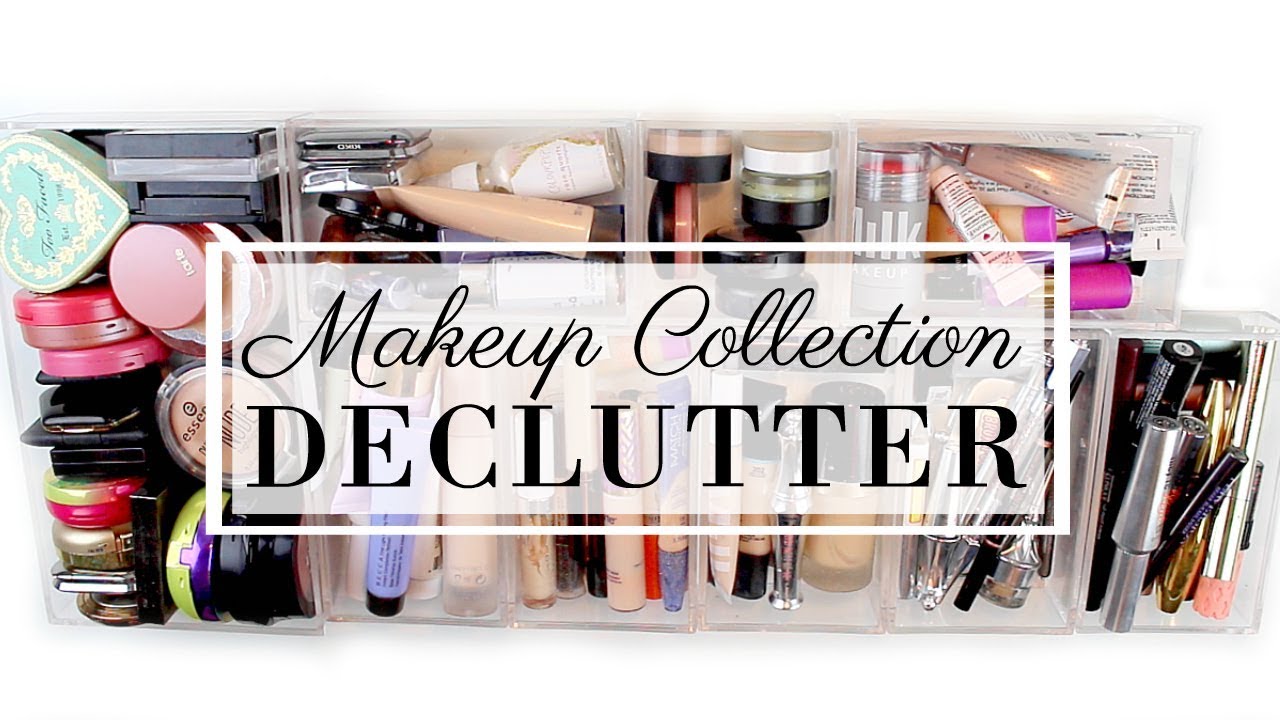 Makeup Collection Declutter 2018 - PART 1 - YouTube