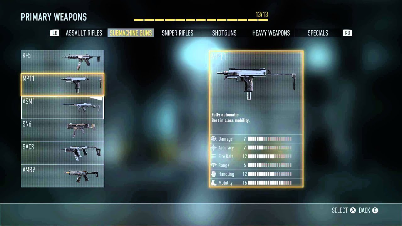 Call Of Duty Advanced Warfare All New Multiplayer Unlockable Primary ...