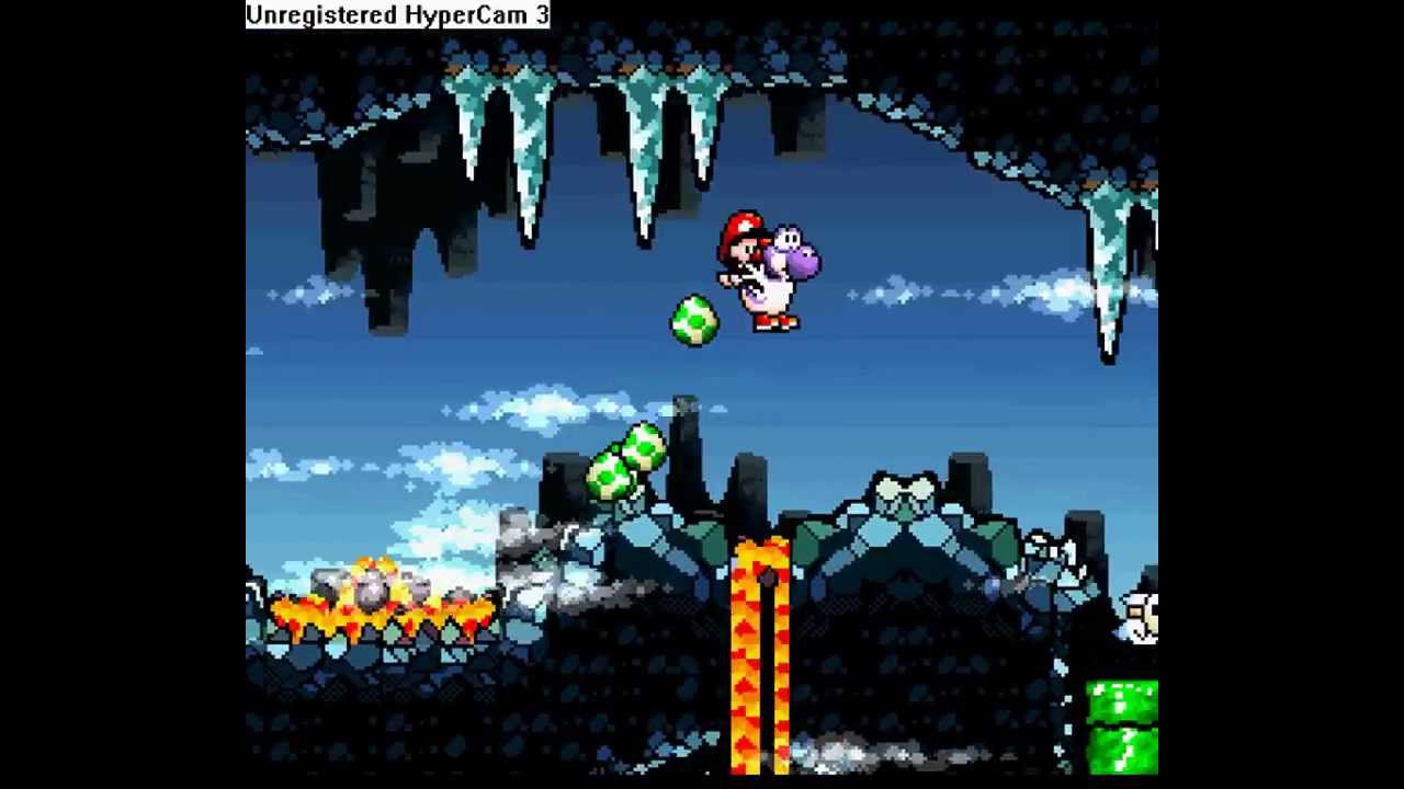 Yoshi's Island Snes Walkthrough Level: 6-5: "The Very Long Cave!" - YouTube