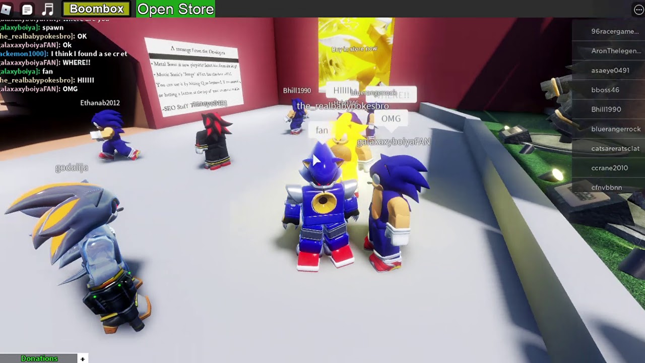 ROBLOX SONIC ECLIPSE CHARECTER SHOWCASE - YouTube