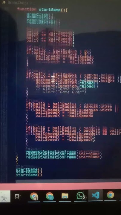 Breakout Game In Html Css Javascript Coding Breakout Breakoutgame Shorts Csstutorial