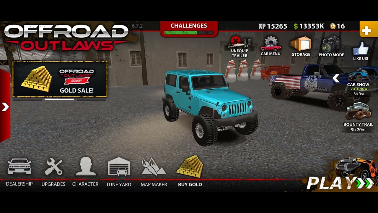 off road outlaws 1 new trucks - YouTube