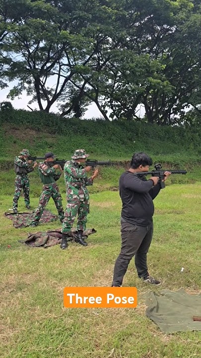 100m 3 Posisi Sikap menembak - latihan menembak - YouTube