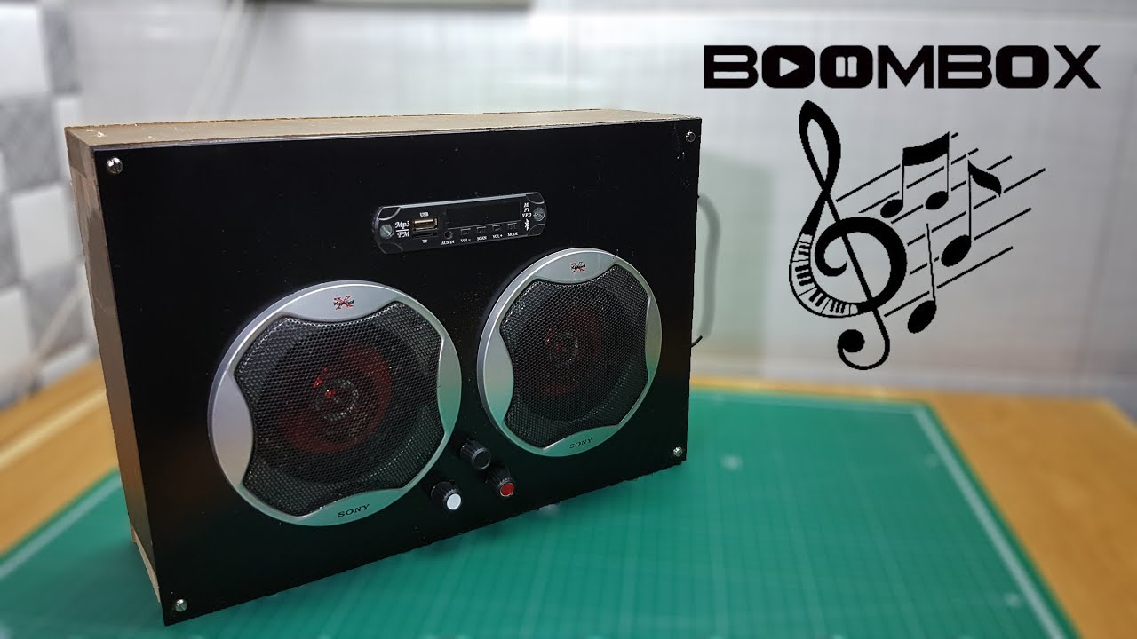 How to make Wooden BoomBox | Speakers - YouTube