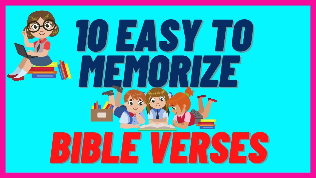 SHORT BIBLE VERSES for CHILDREN / PART 3 / EASY to MEMORIZE - YouTube