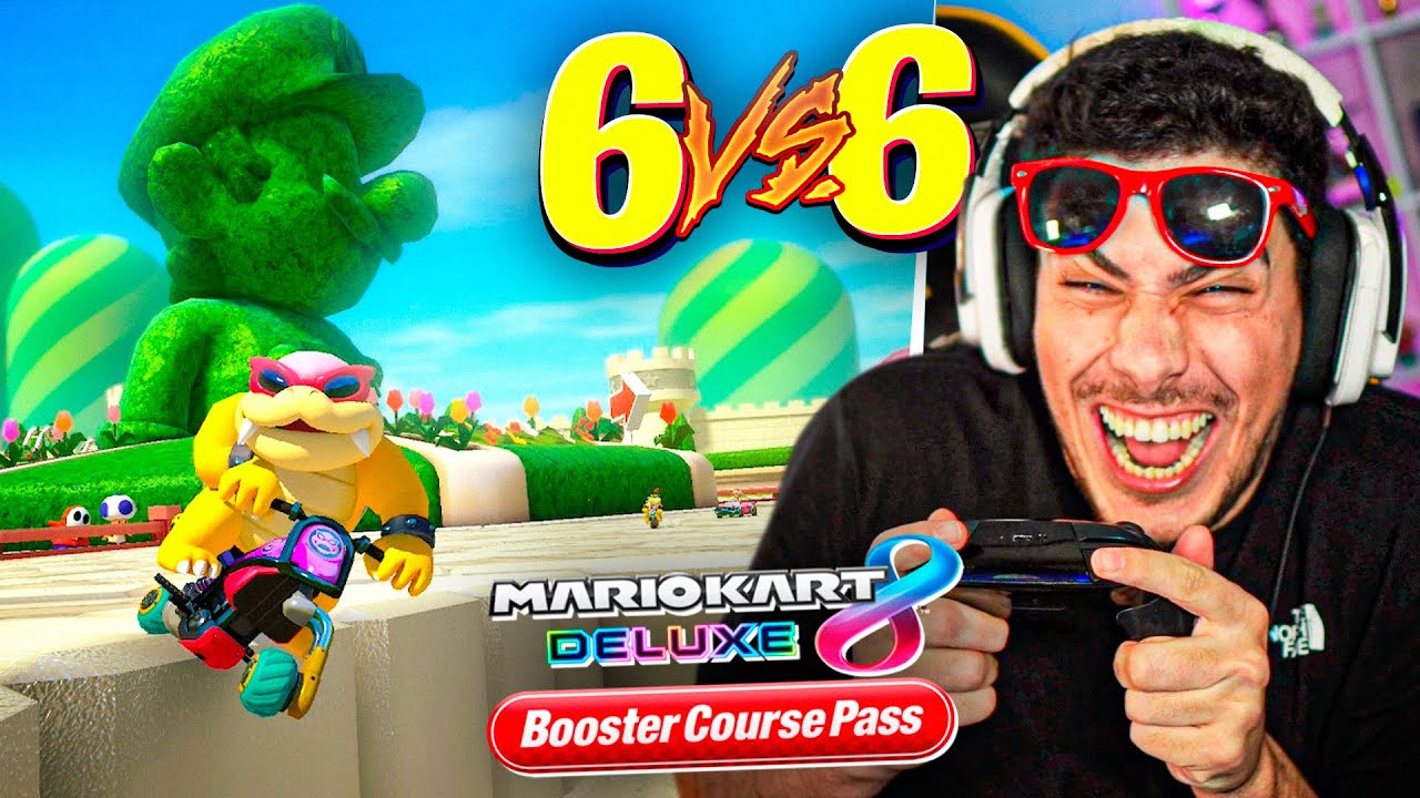 COMPITIENDO en MARIO KART con los NUEVOS CIRCUITOS por PRIMERA VEZ 🔥 ...