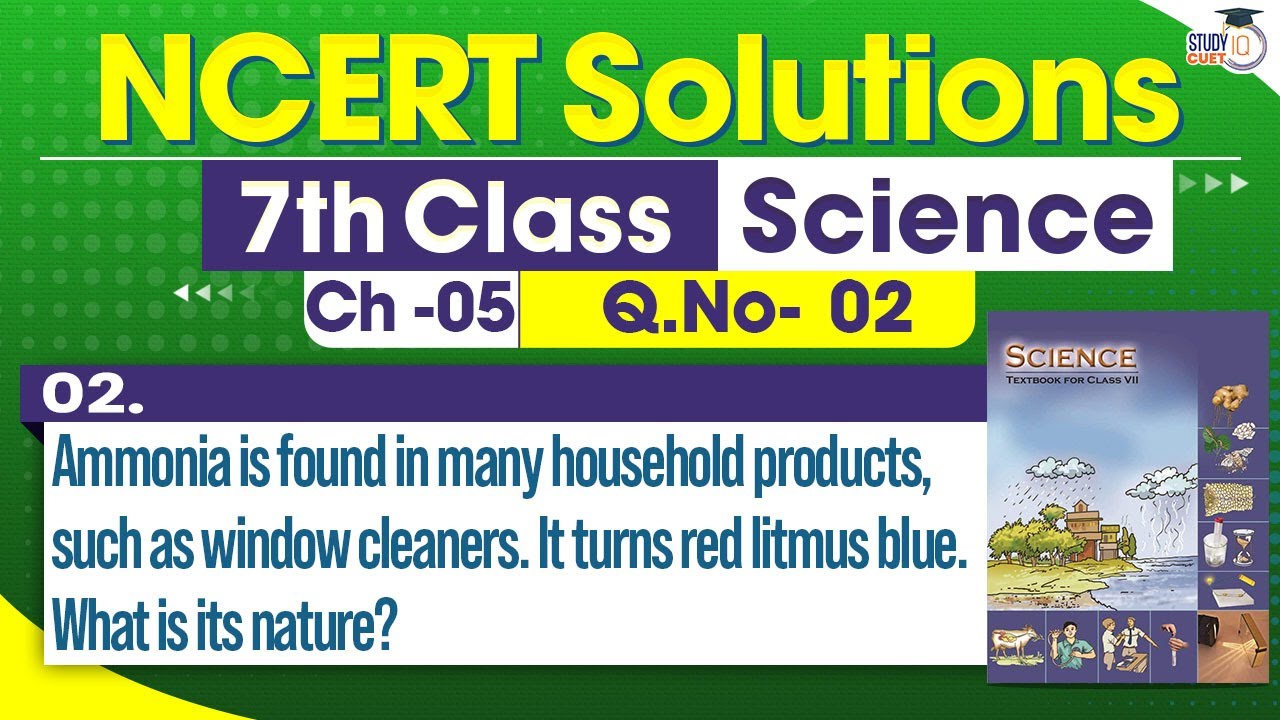 NCERT Solutions Class 7 Science Chapter 5 Question No. 2 | Acids, Bases ...