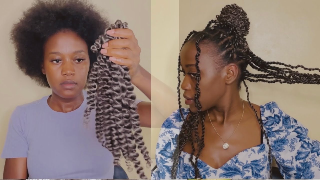 Easy & Neat Passion Twists/ Passion Twist Tutorial (No Rubber Bands ...