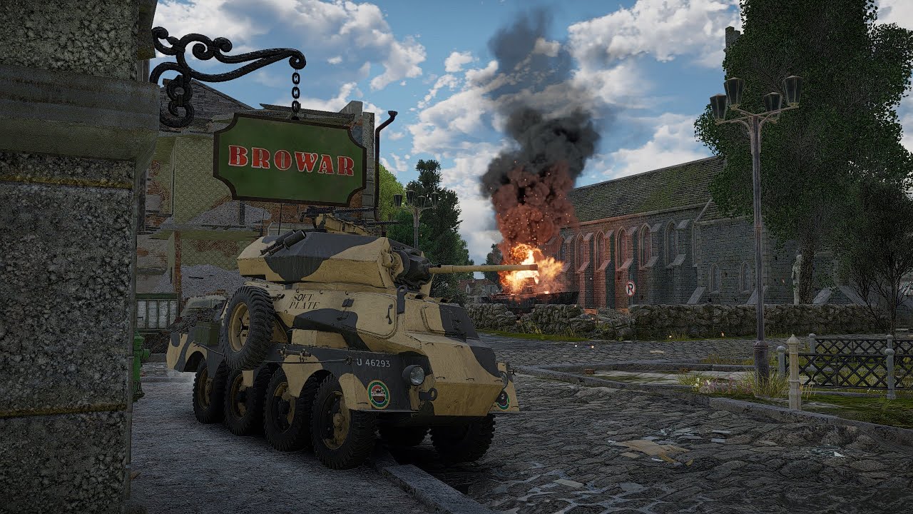 South African Scout SARC MK6 Tank Simulator War Thunder - YouTube