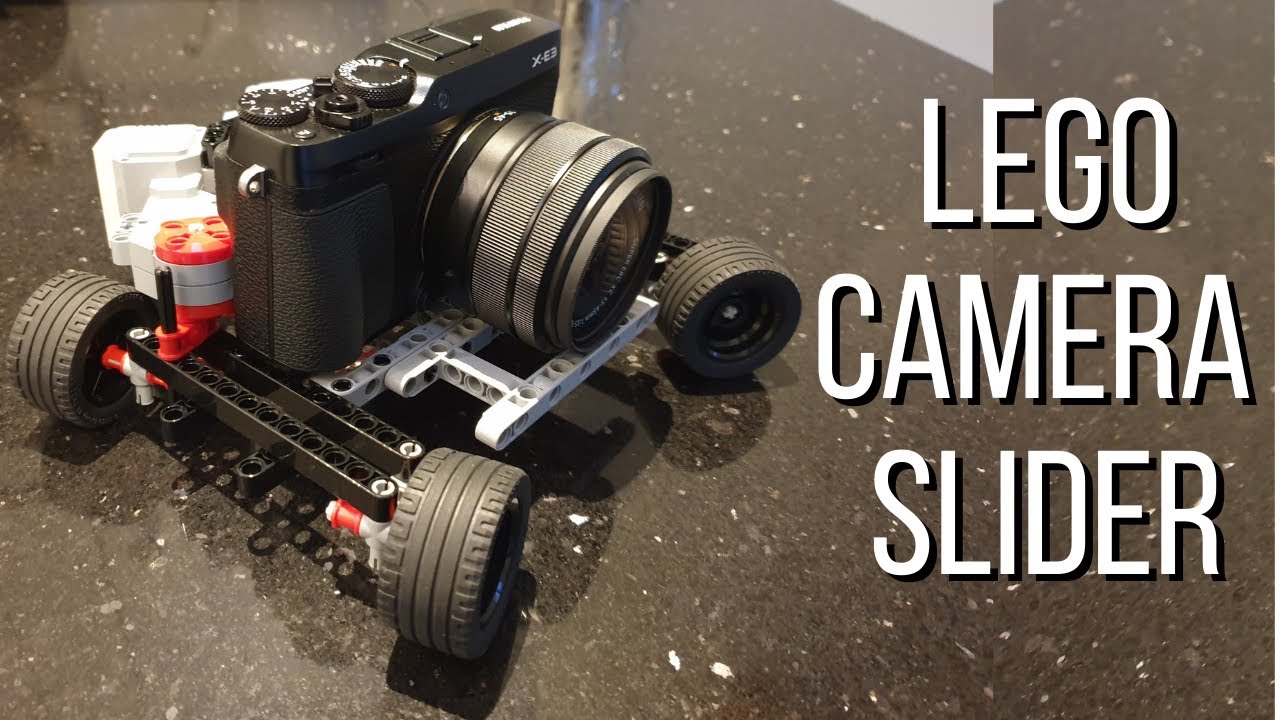 Lego Camera Slider/Dolly for Curved Shots too! Easy 15 minute build ...