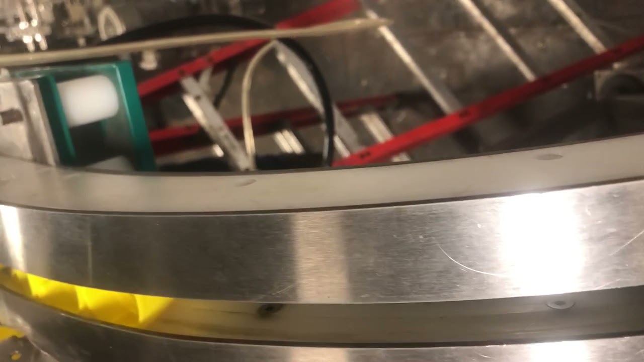 Caps twisted in chute about turner - YouTube