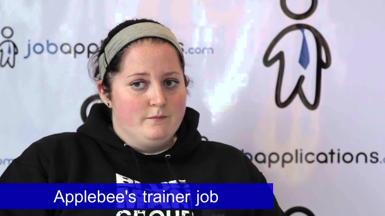 Applebee's Interview - Trainer - YouTube
