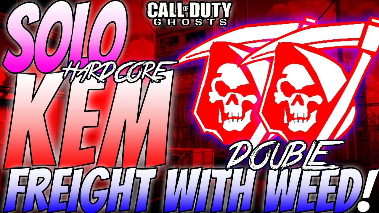 CoD: Ghosts | SOLO *HARDCORE* "DOUBLE KEM STRIKE" W/ Ripper Weed Camo ...