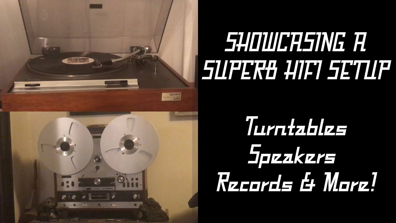 SHOWCASING A SUPERB HI-FI SETUP - Turntables, Speakers, Records & More ...