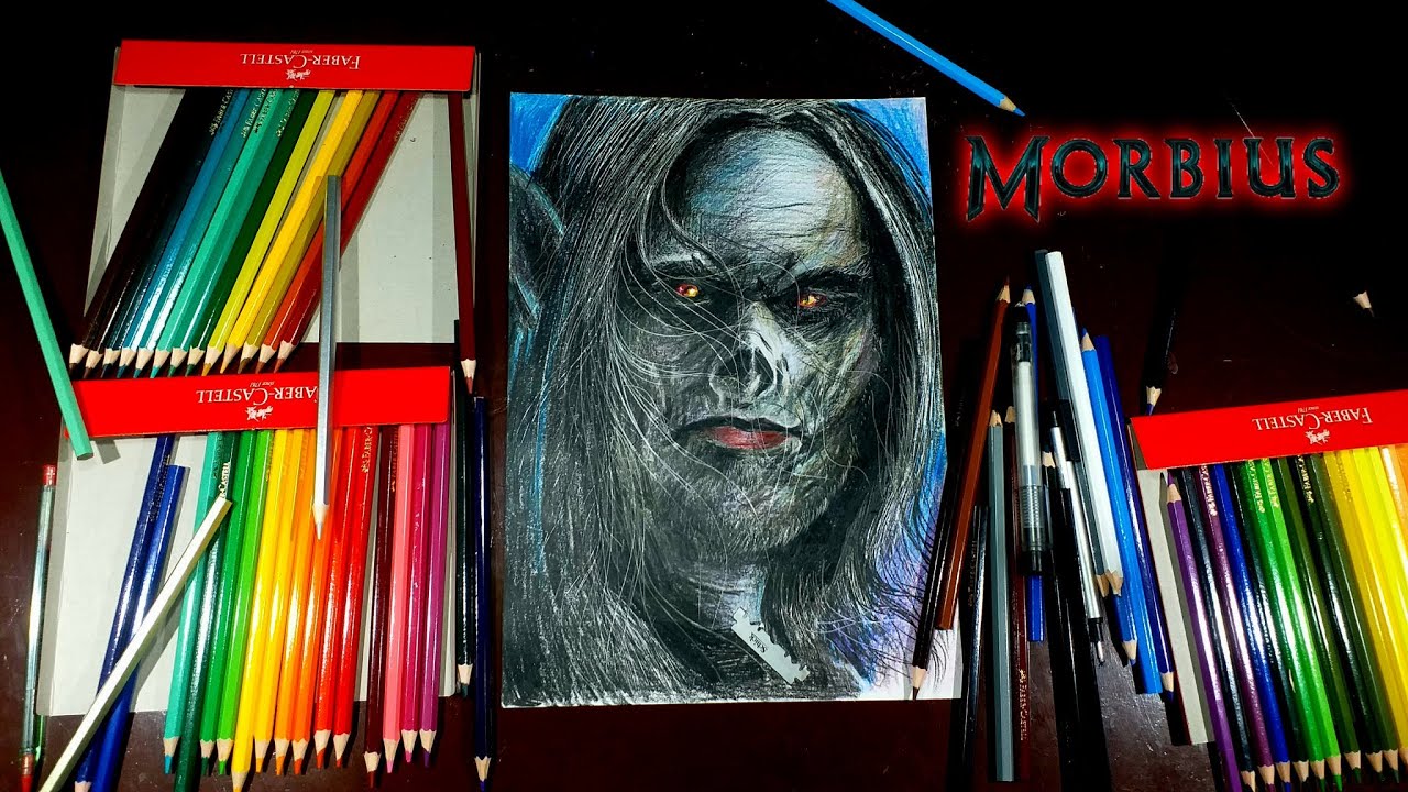 🖌🎨COMO DIBUJAR A MORVBIUS DE MARVEL/SONY/how to draw MORBIUS de MÁRVEL ...